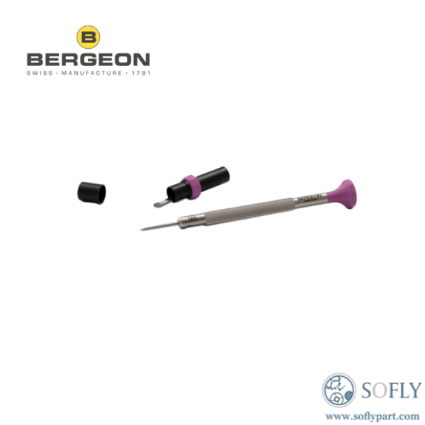 Bergeon 30081-AT-160 INOX ドライバー（替刃2個付き） - Sofly