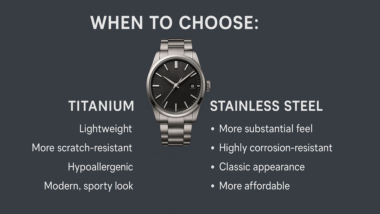 Titanium Vs. Stainless Steel: Which Is a Better Material for Watches ...