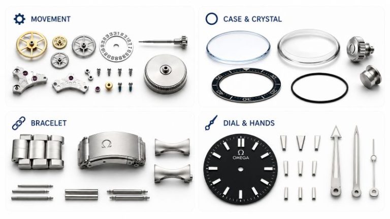 Omega Watch Parts Buying Guide: Genuine Parts, Price & Fit